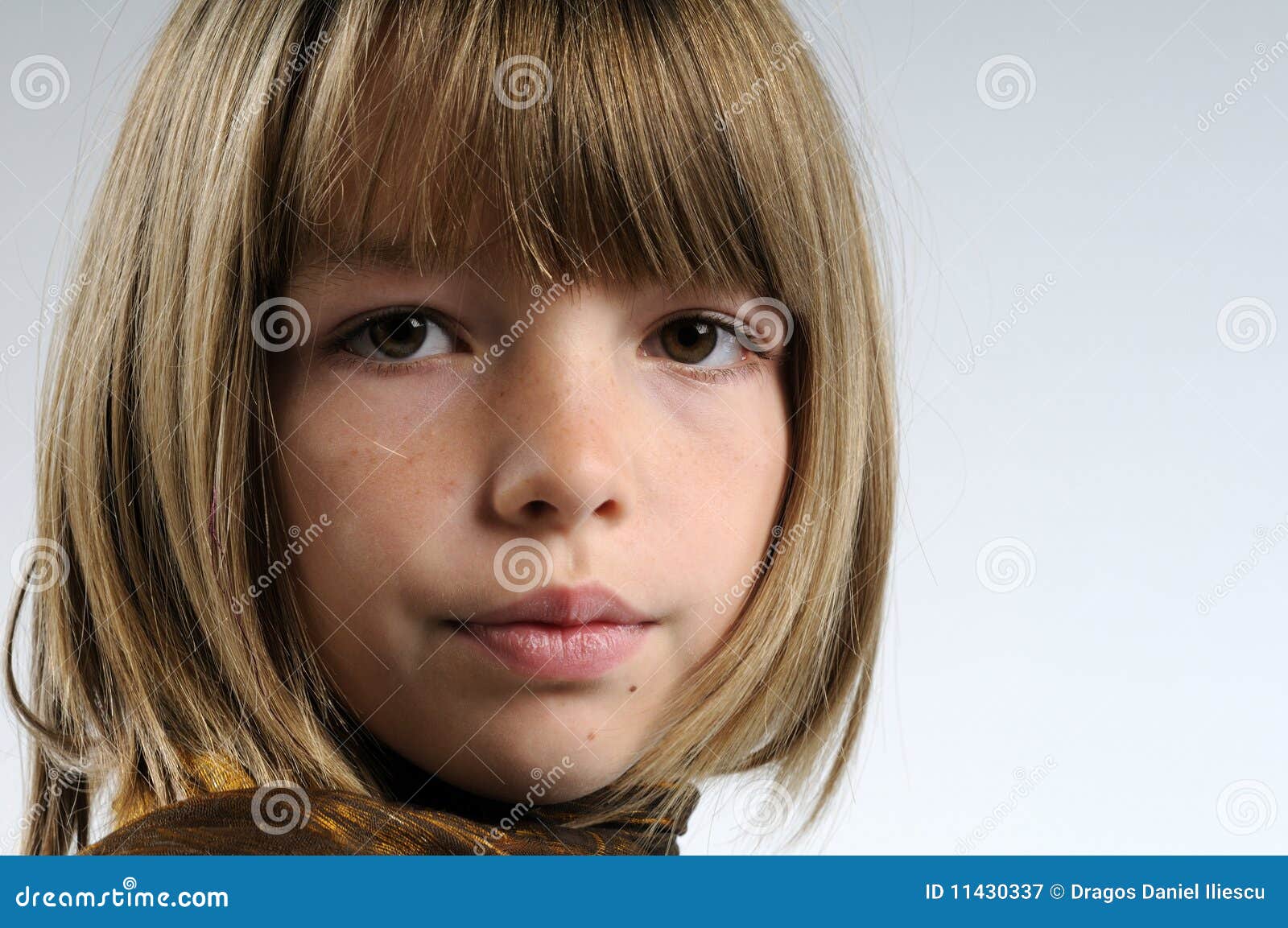 Portrait of pretty girl stock image. Image of clothes - 11430337