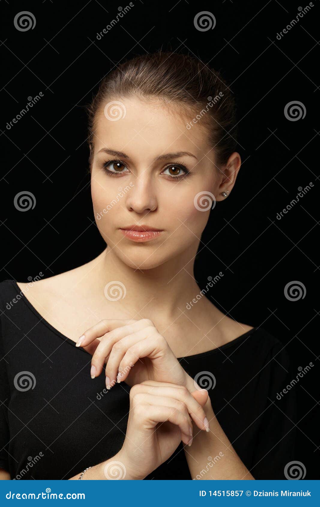 Portrait of pretty girl stock image. Image of head, beautiful - 14515857