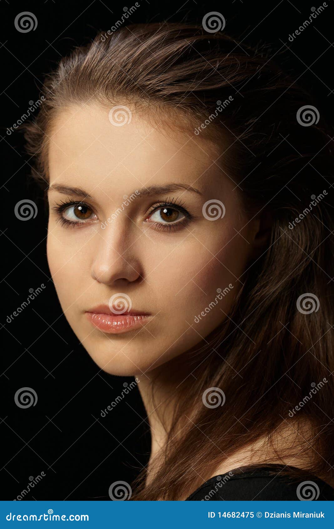 Portrait of pretty girl stock image. Image of person - 14682475