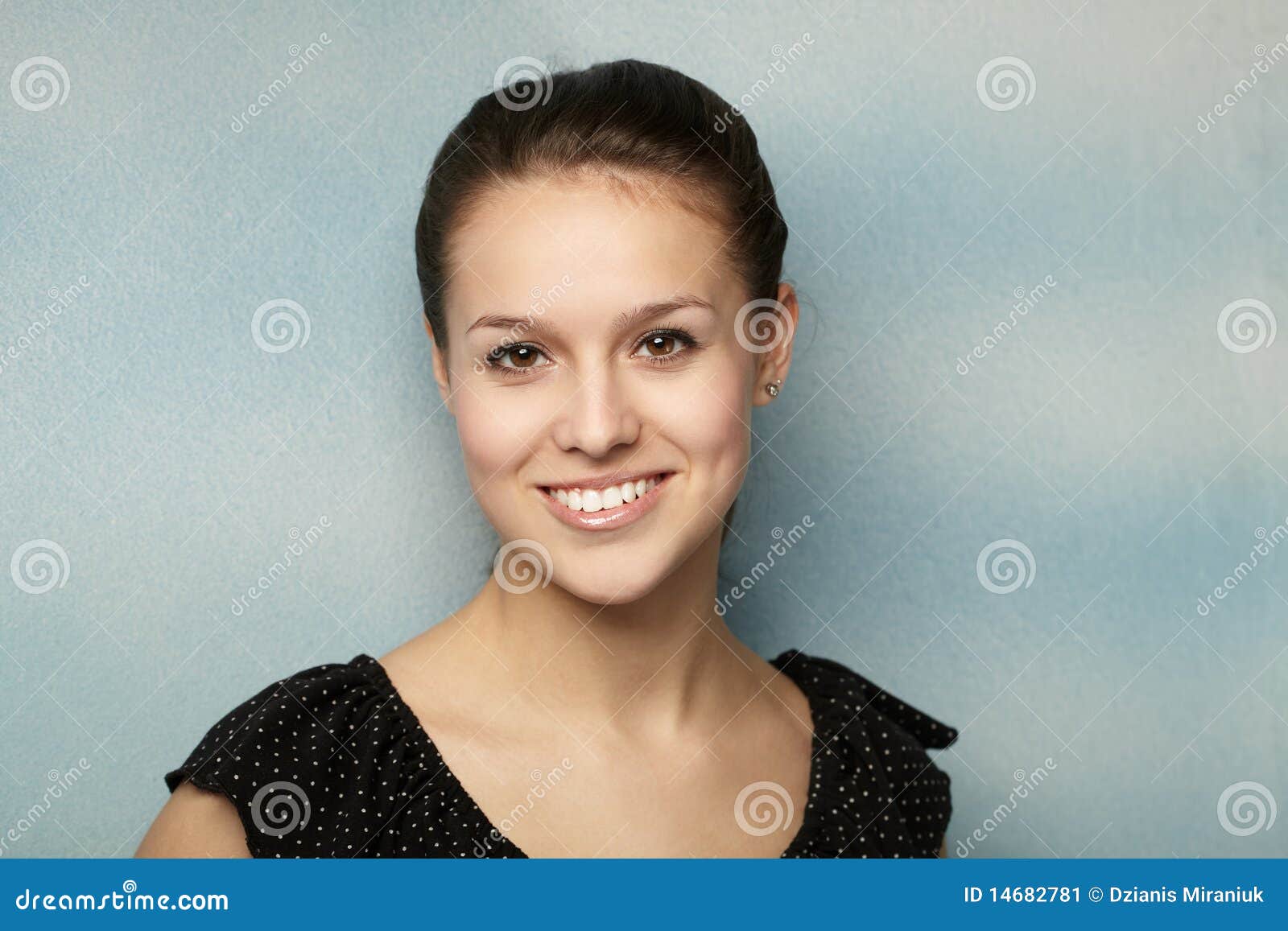 Portrait of pretty girl stock image. Image of face, looking - 14682781