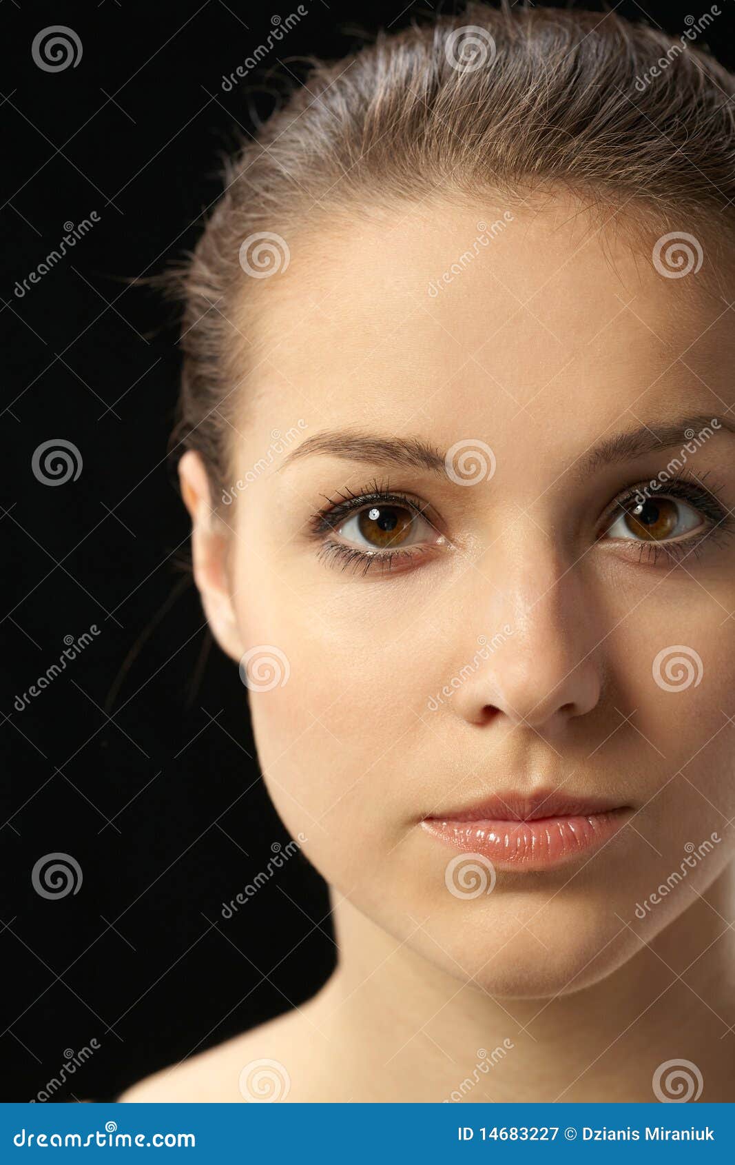 Portrait of pretty girl stock image. Image of elegance - 14683227