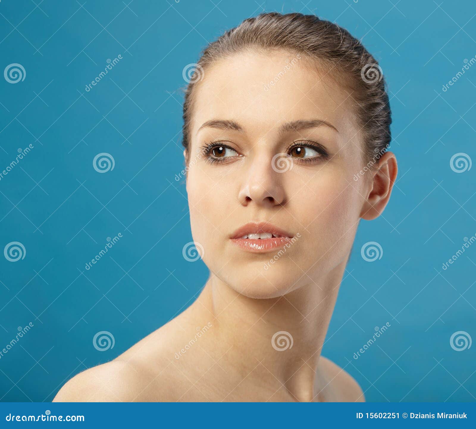 Portrait of pretty girl stock image. Image of adult, bright - 15602251