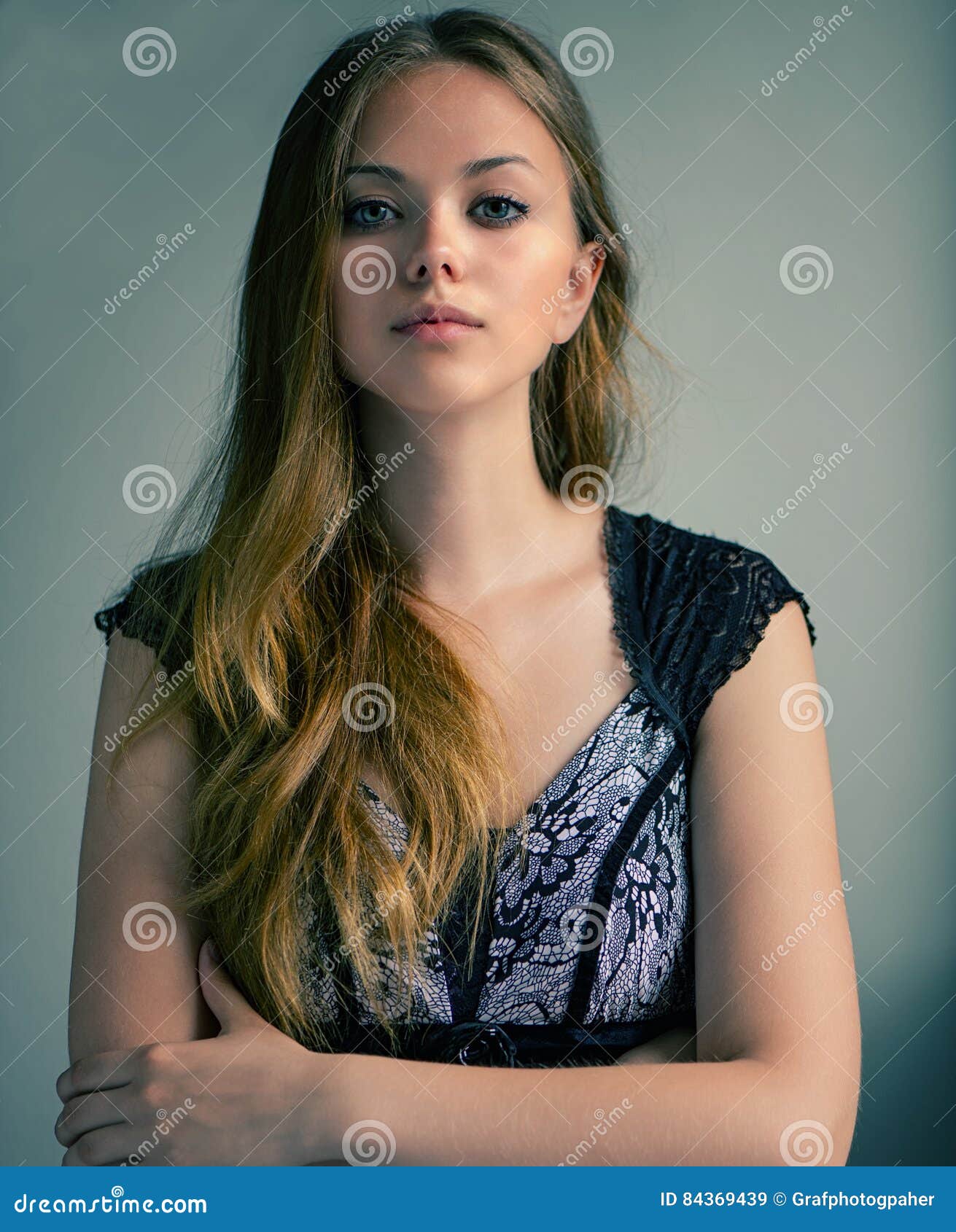 Portrait of a pretty girl stock image. Image of face - 84369439
