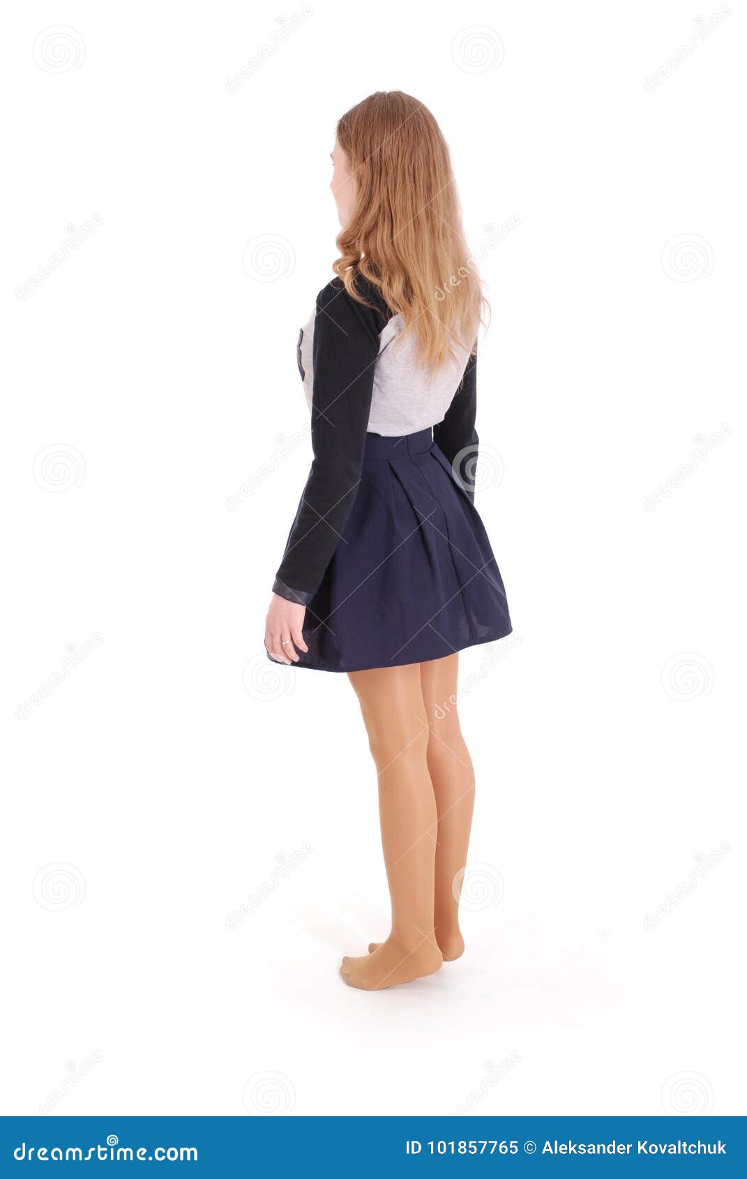 Portrait Pretty Girl, Turned Her Back Stock Image - Image of female ... Portrait Pretty Girl, Turned Her Back Stock Image - Image of female ...