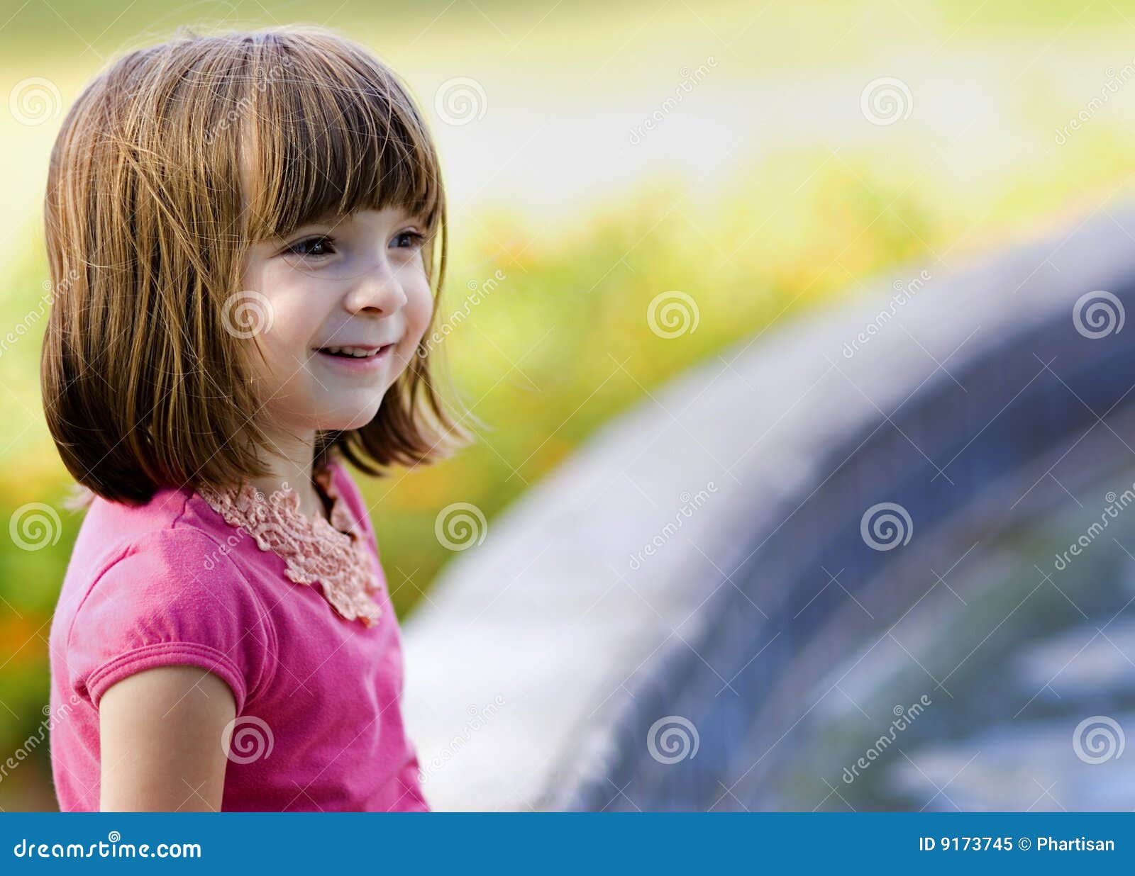 Portrait of a Pretty Little Child Stock Image - Image of child, lovely ...