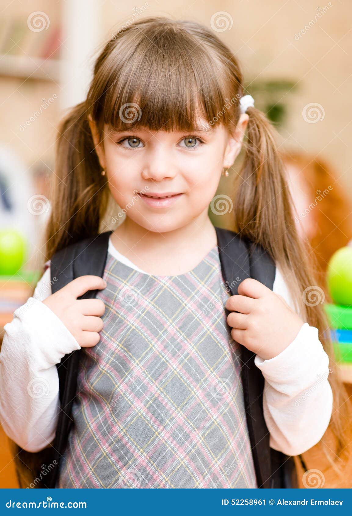Pretty Preschool Girl Royalty-Free Stock Photography | CartoonDealer ...