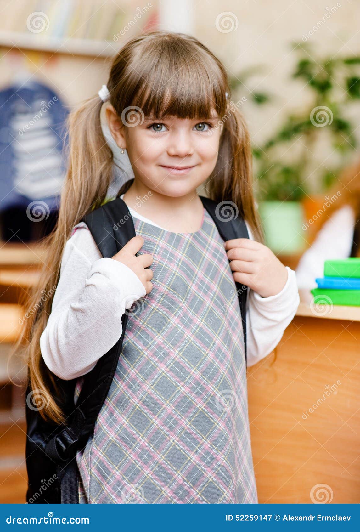 Pretty Preschool Girl Royalty-Free Stock Photography | CartoonDealer ...