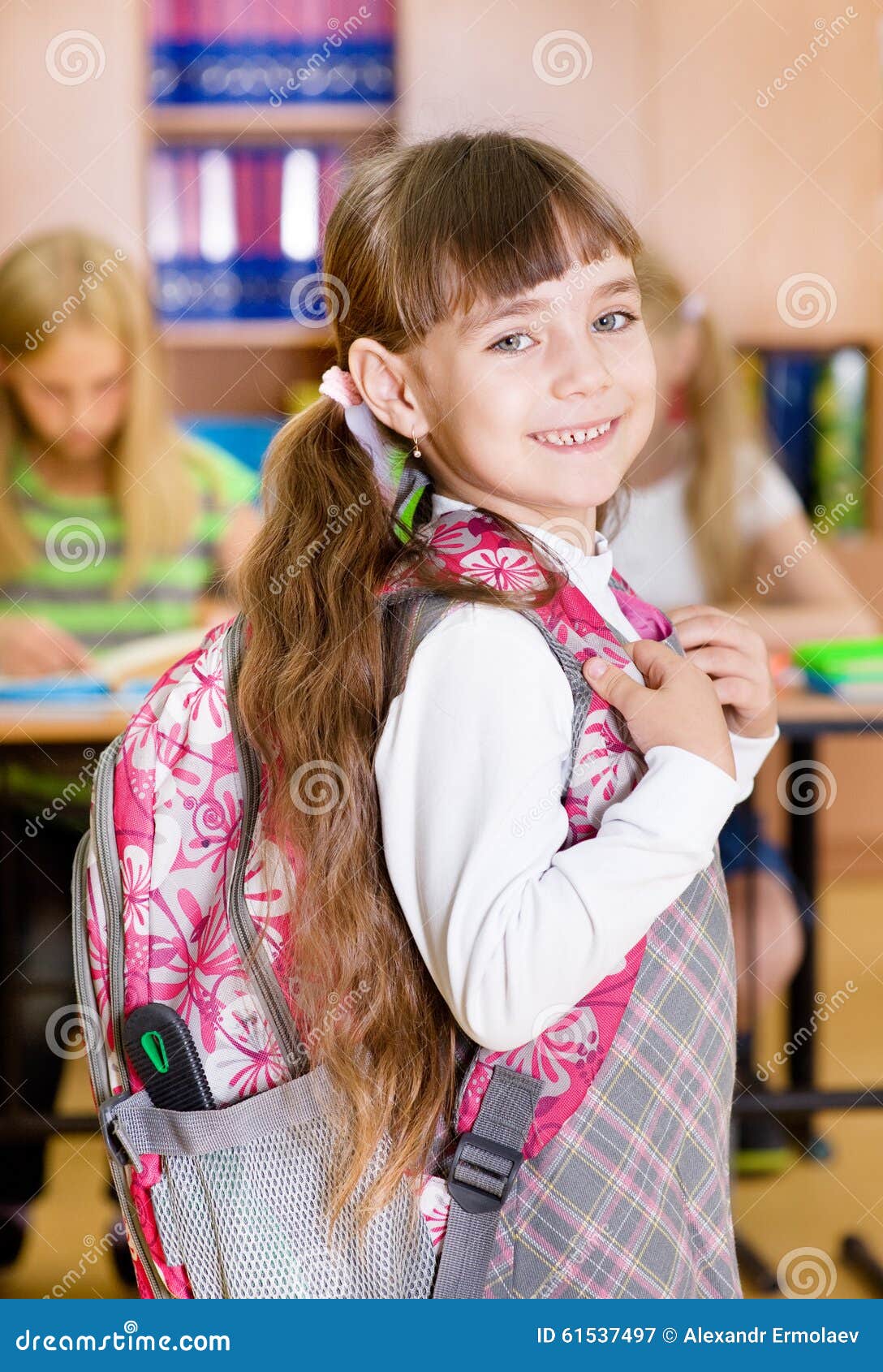 Pretty Preschool Girl Royalty-Free Stock Photography | CartoonDealer ...