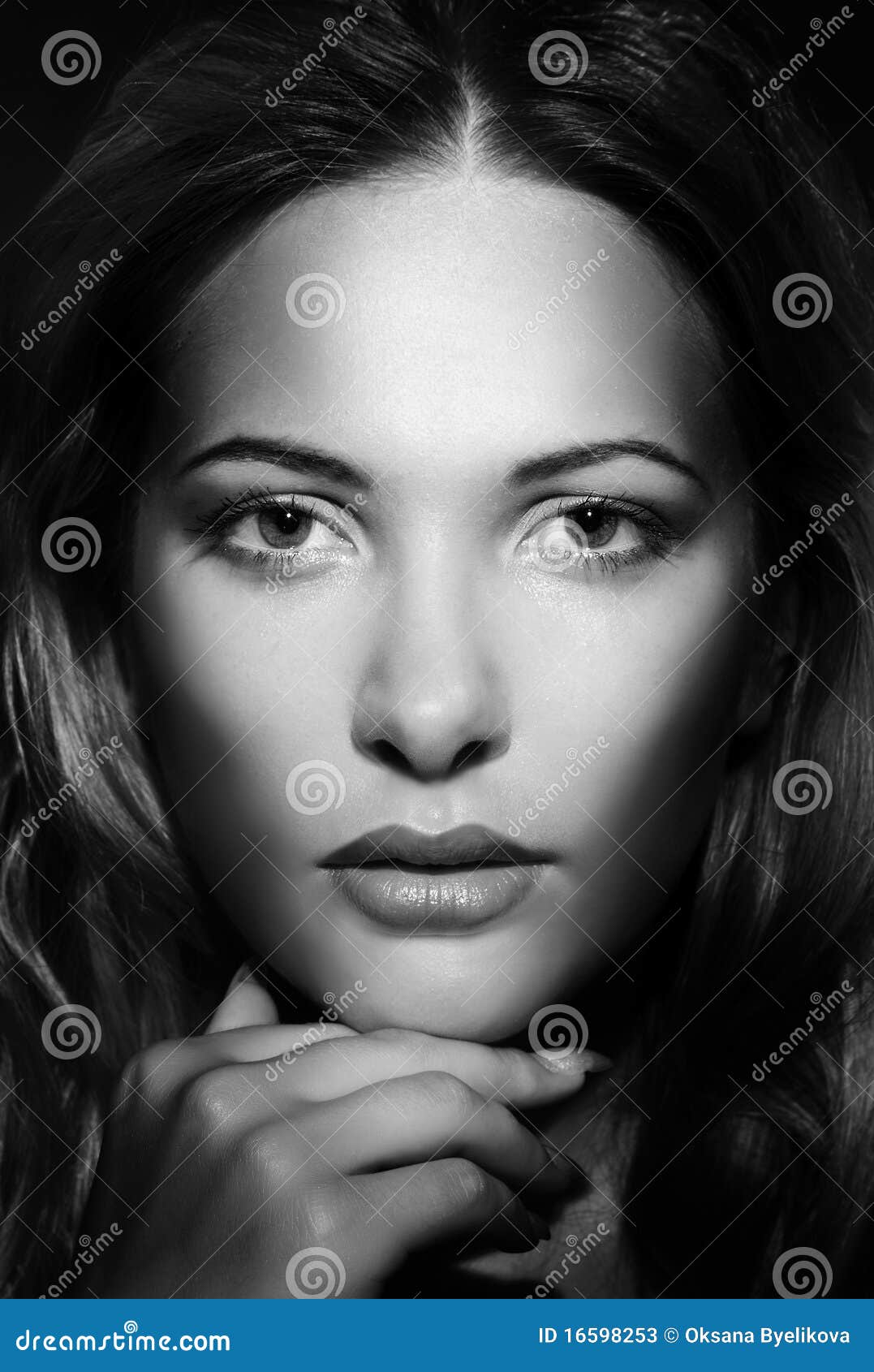 Portrait of pretty woman stock image. Image of people - 16598253