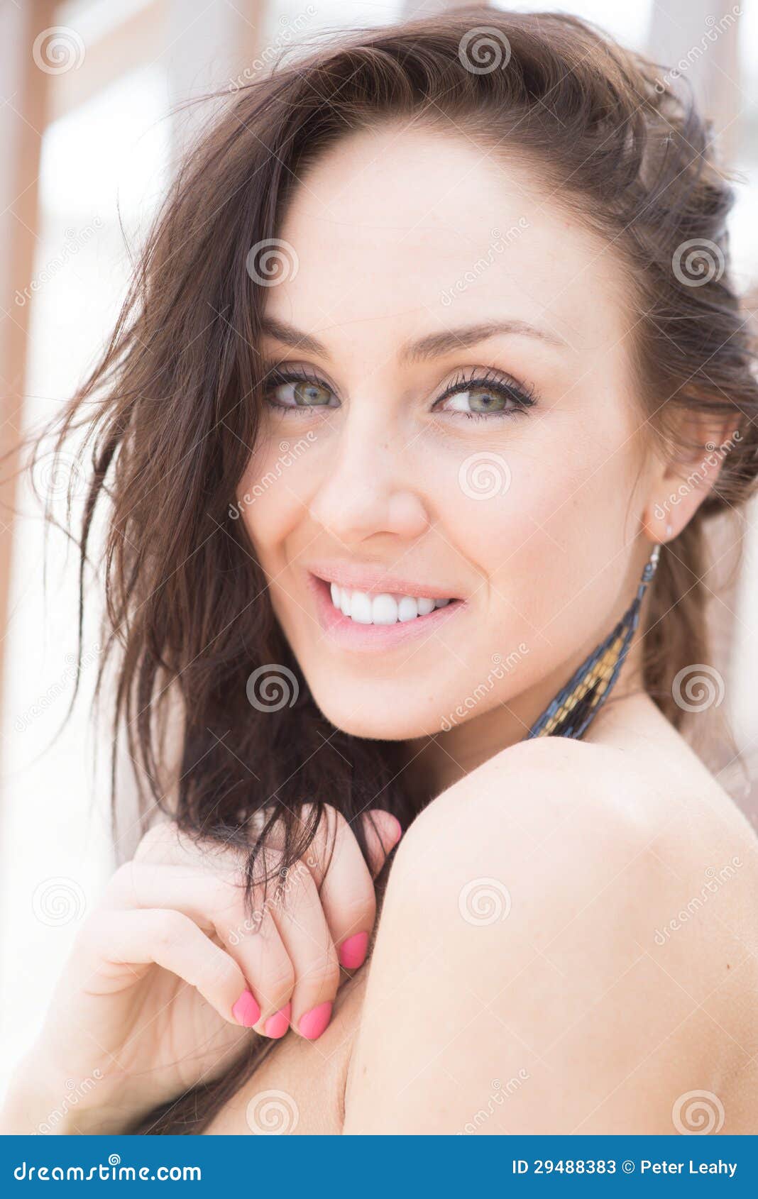 Portrait of a pretty woman stock image. Image of beautiful - 29488383