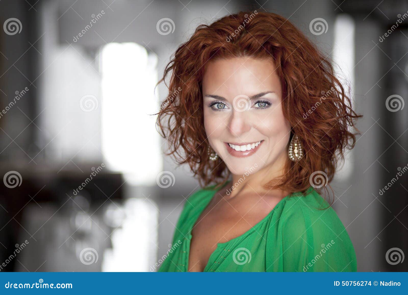 Portrait of a Pretty Woman Smiling Stock Photo - Image of culture ...