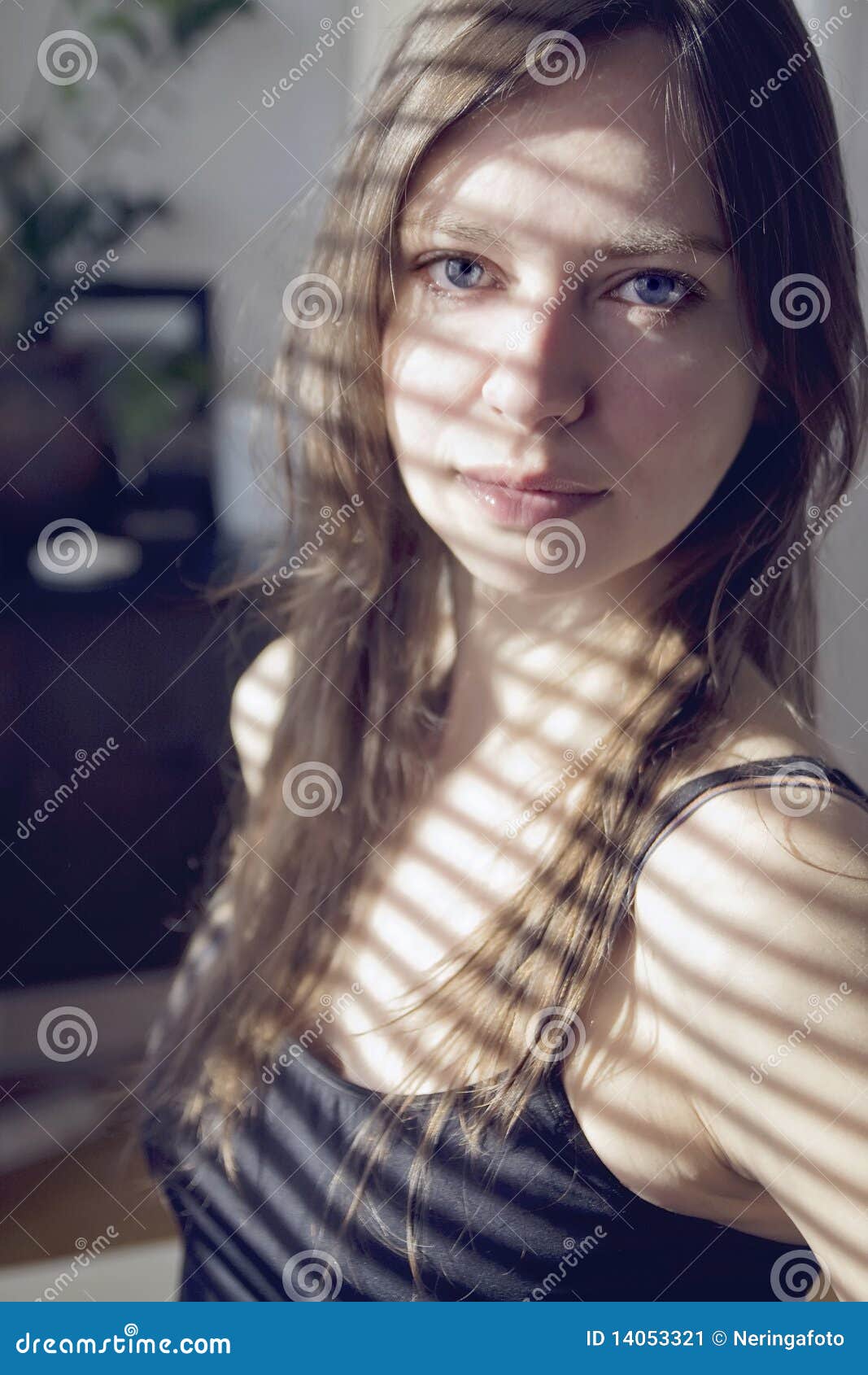 Portrait of Pretty Women Under Sun Stock Image - Image of line, relaxed ...
