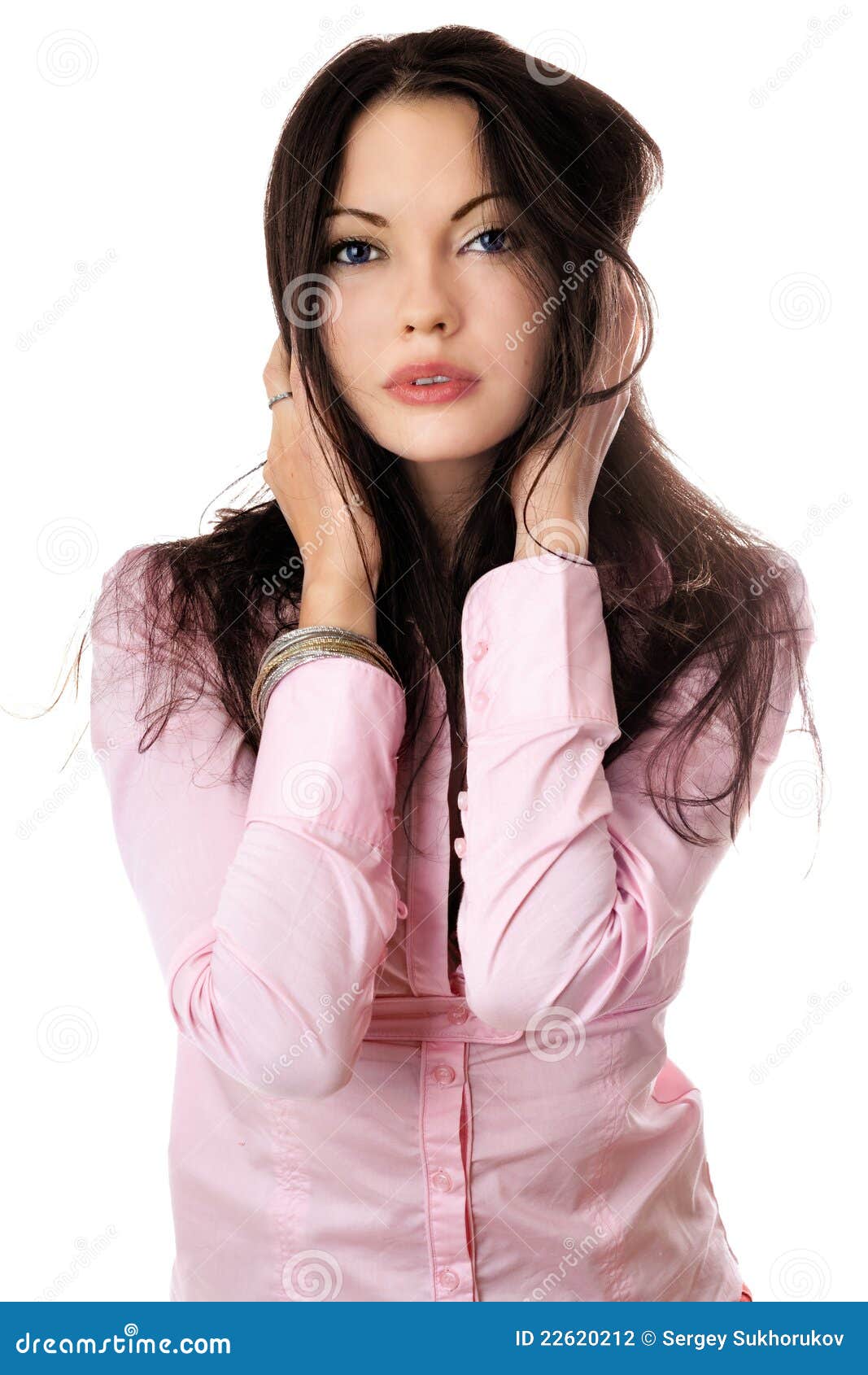 Portrait of Pretty Young Woman Stock Photo - Image of model, close ...