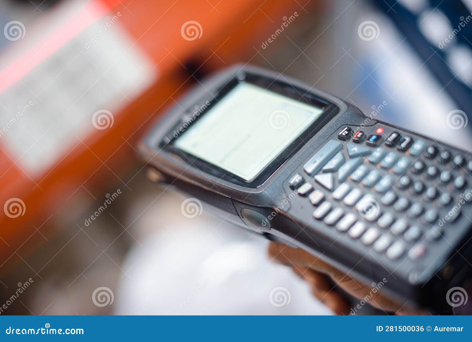 Portrait Product Scanning Device Stock Photo - Image of computer ...