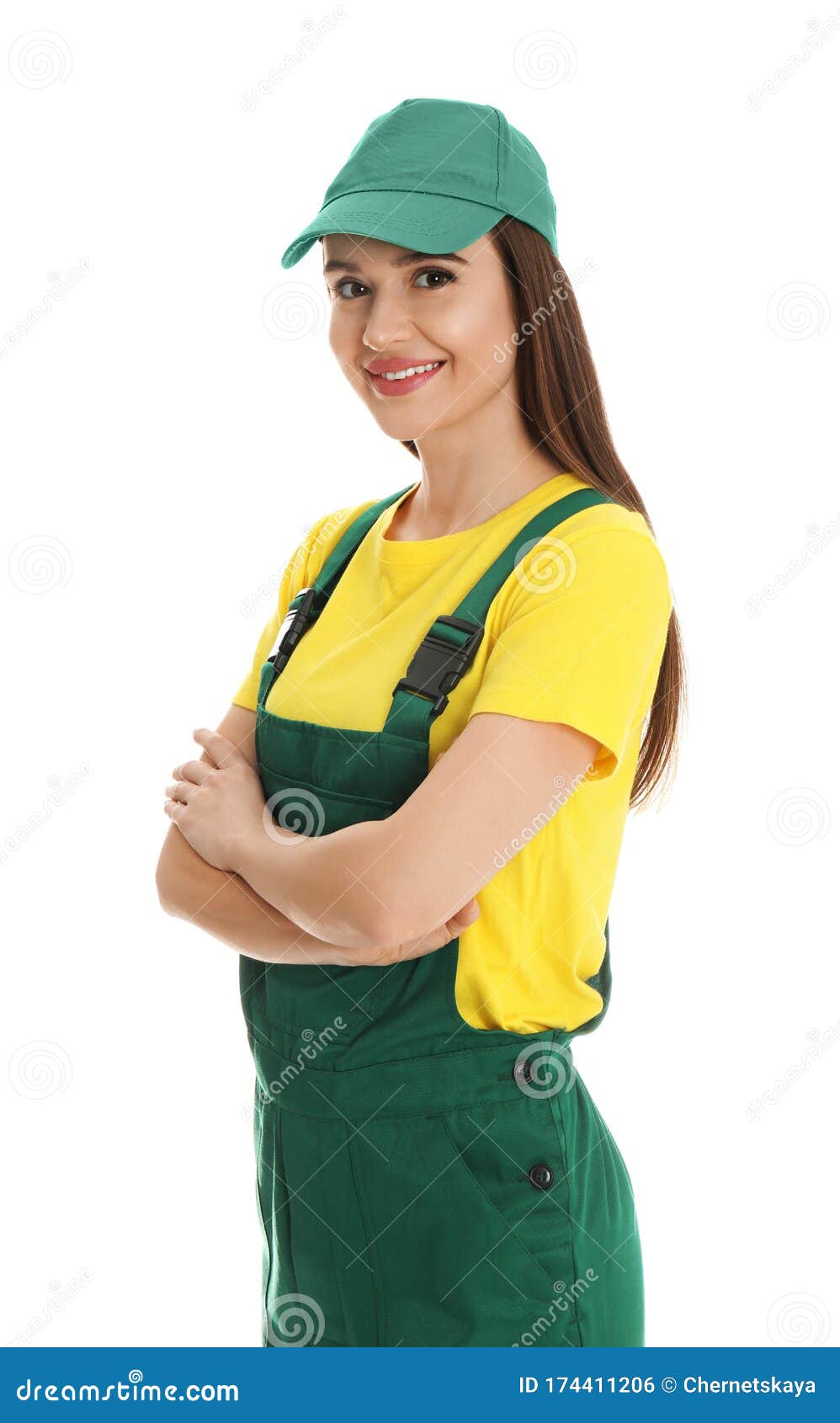 Portrait of Professional Auto Mechanic on Background Stock Photo ...