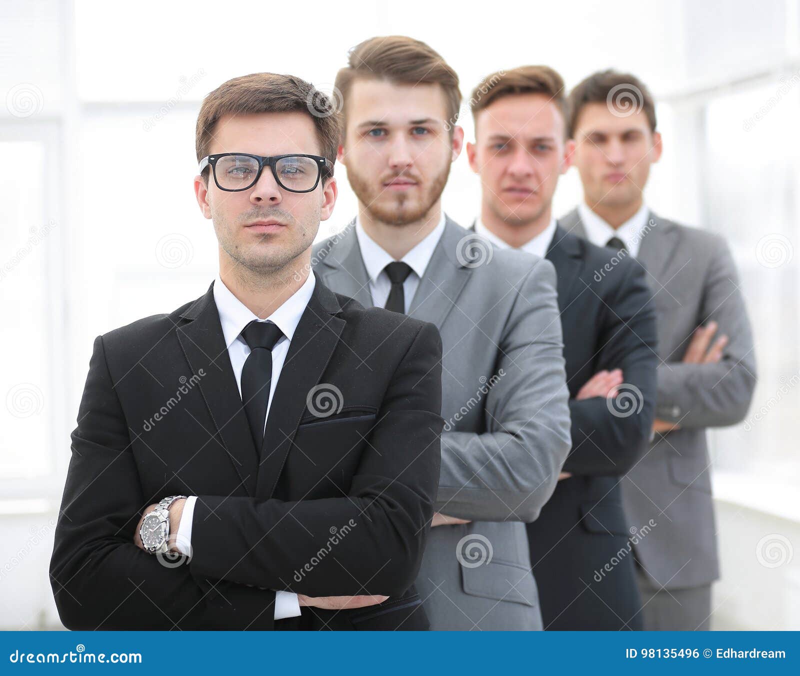 Portrait of a Professional Business Team Stock Photo - Image of ...