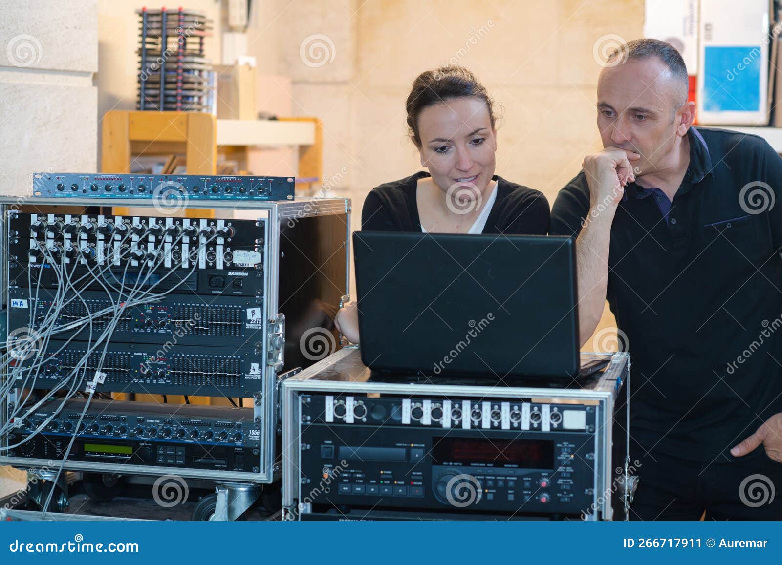 Portrait Professional Event Djs Stock Image - Image of maker, indoor ...