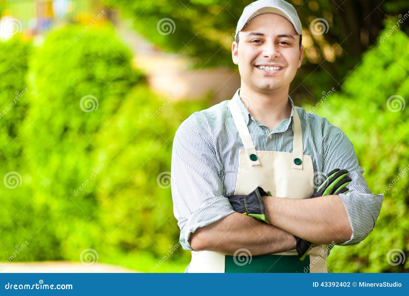 Portrait of a Professional Gardener Stock Photo - Image of trim, care ...