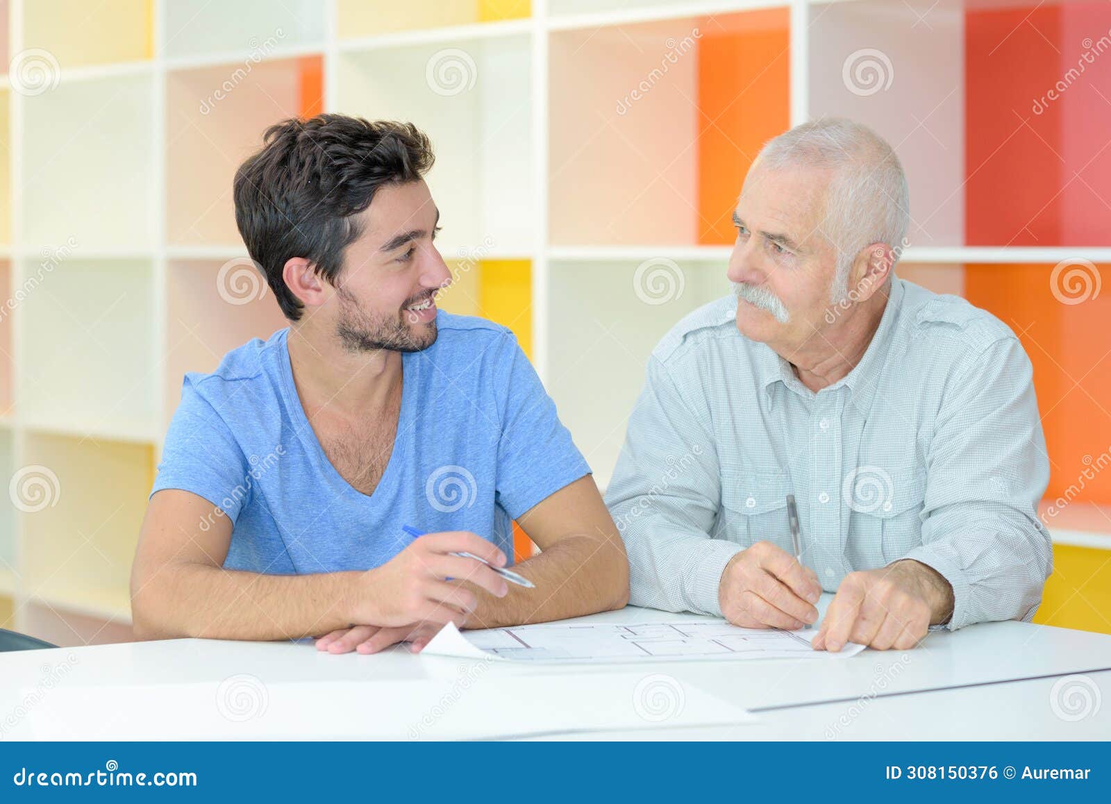 Portrait Professional Helping Customer Stock Photo - Image of ...