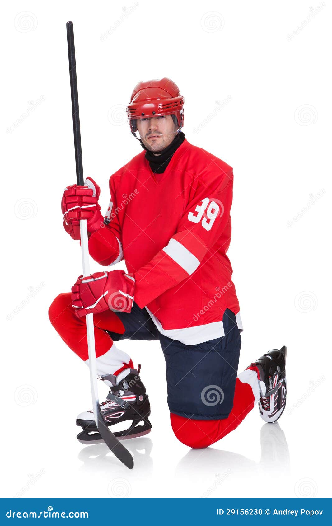 Portrait of Professional Hockey Player Stock Photo - Image of healthy ...