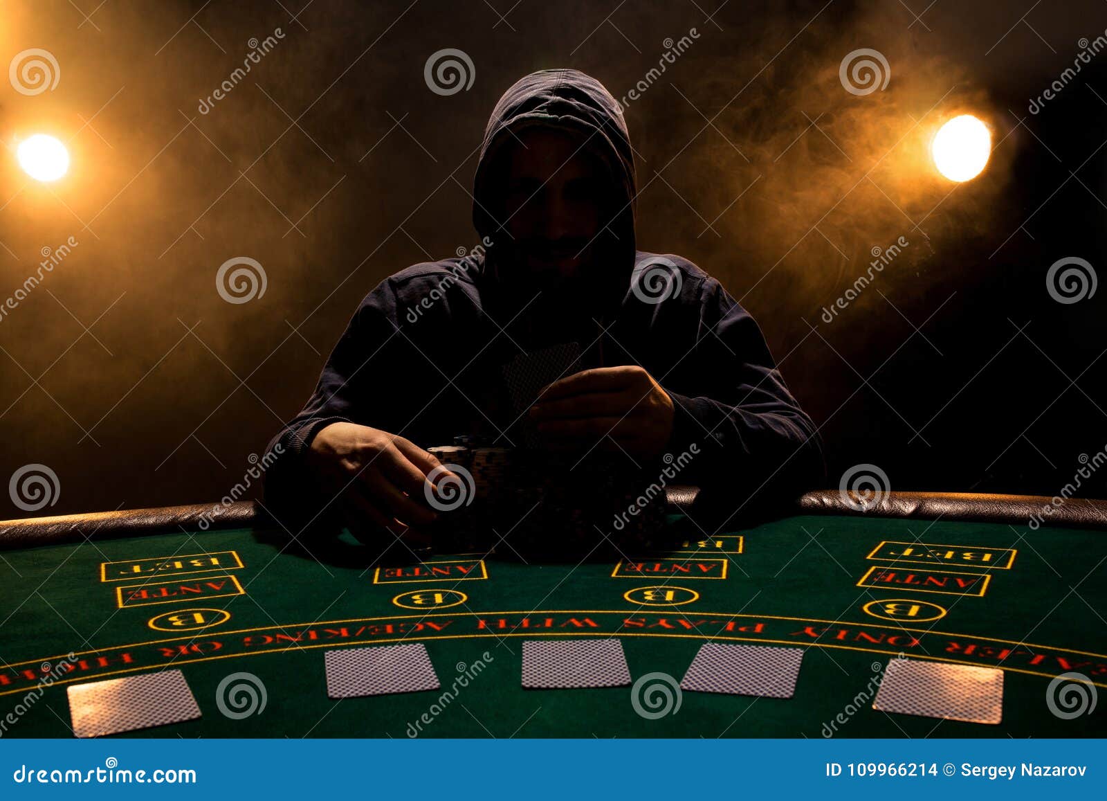 Portrait of a Professional Poker Player Sitting at Poker Table Stock ... Portrait of a Professional Poker Player Sitting at Poker Table Stock ...
