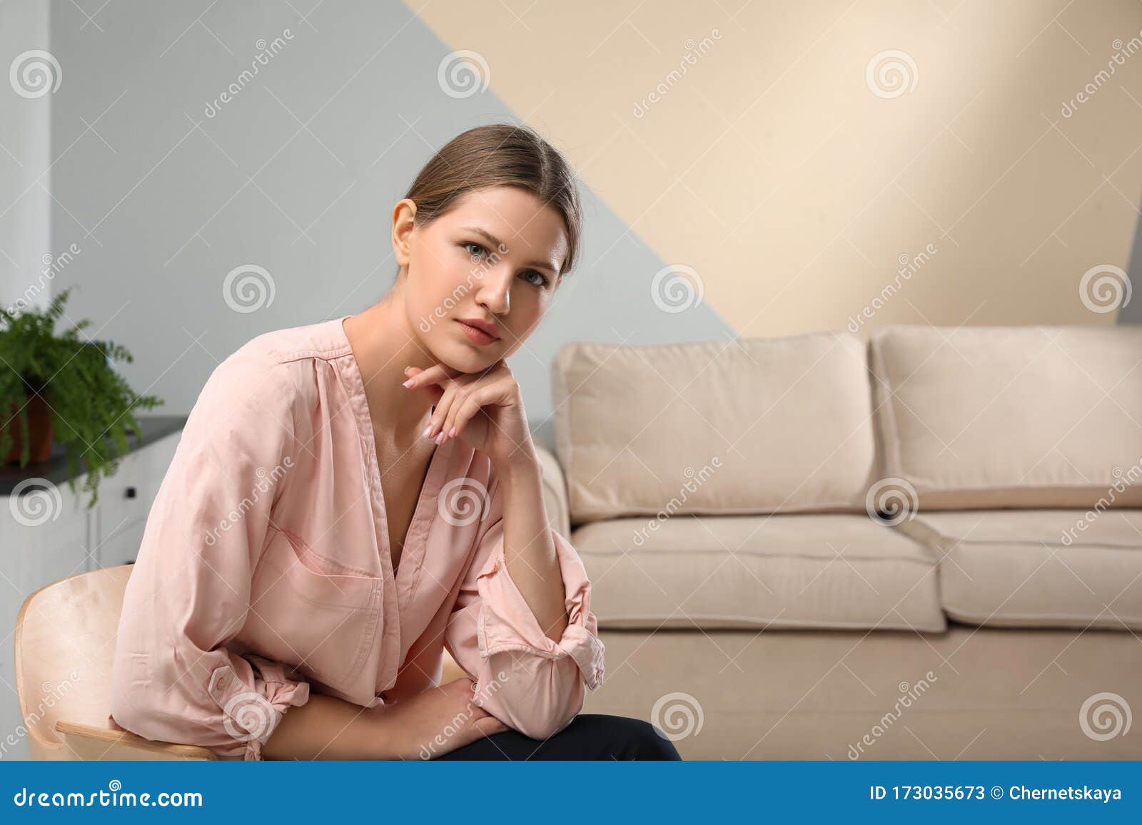 Portrait of Professional Psychologist in Office Stock Image - Image of ...