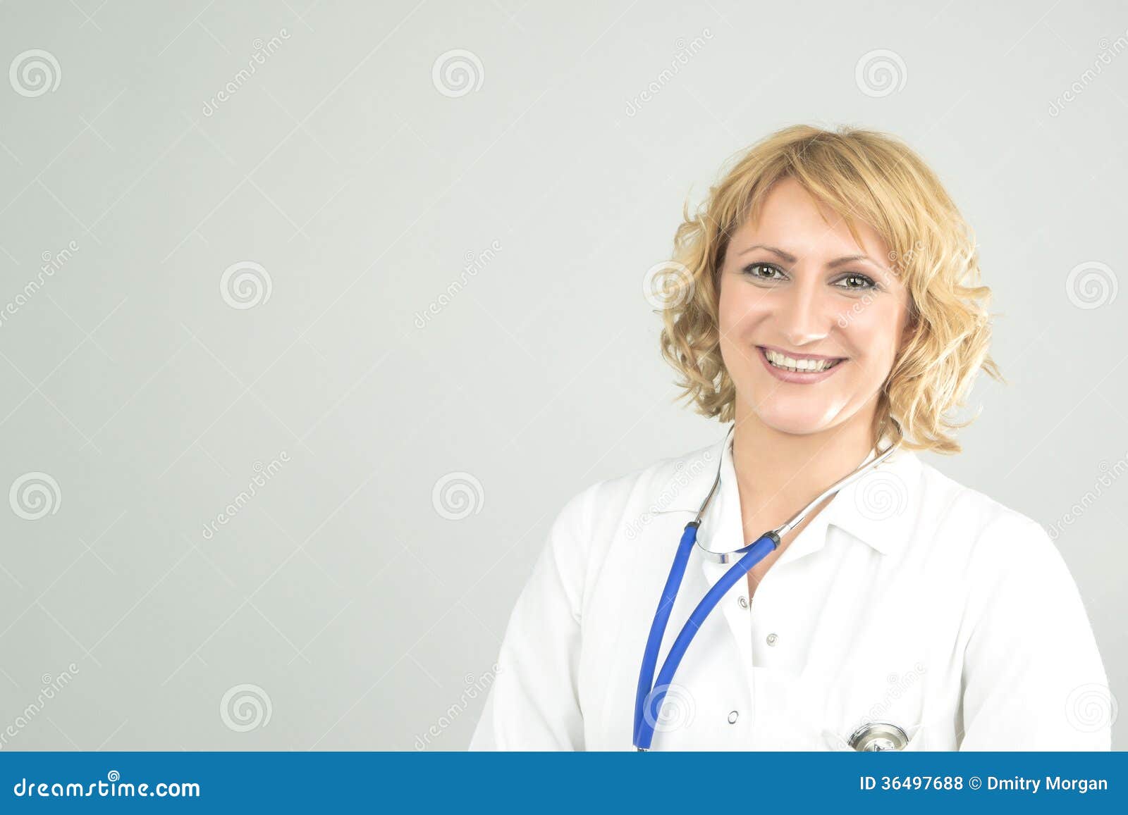 Portrait of Professional Smiling Physician Stock Photo - Image of ...