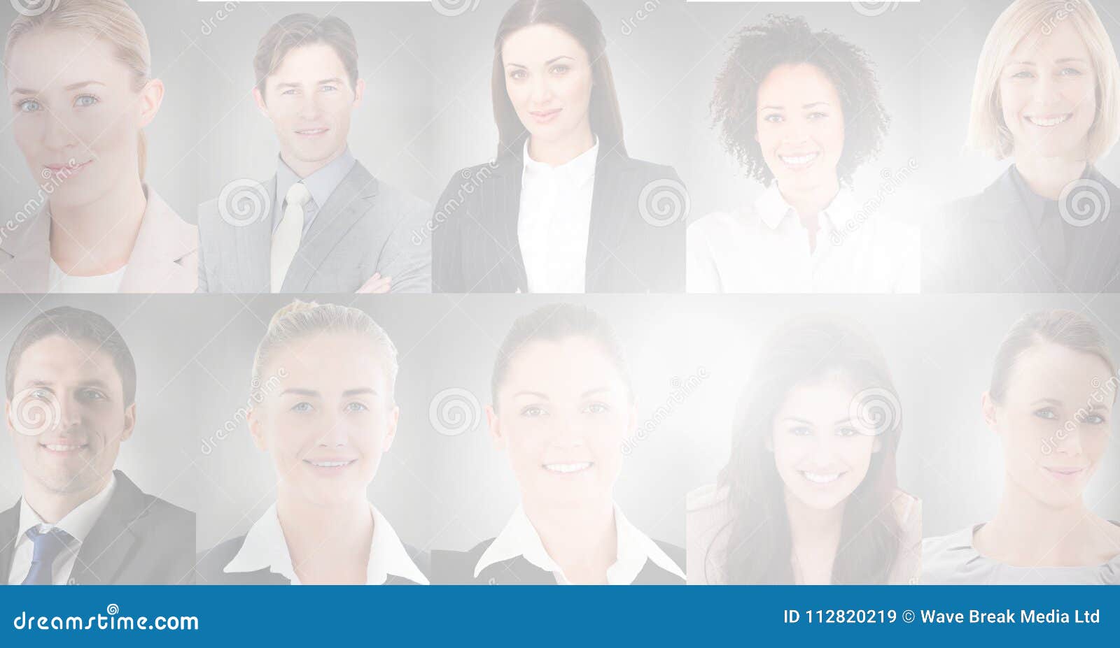 Portrait Profiles of Different People Background Stock Image - Image of ...