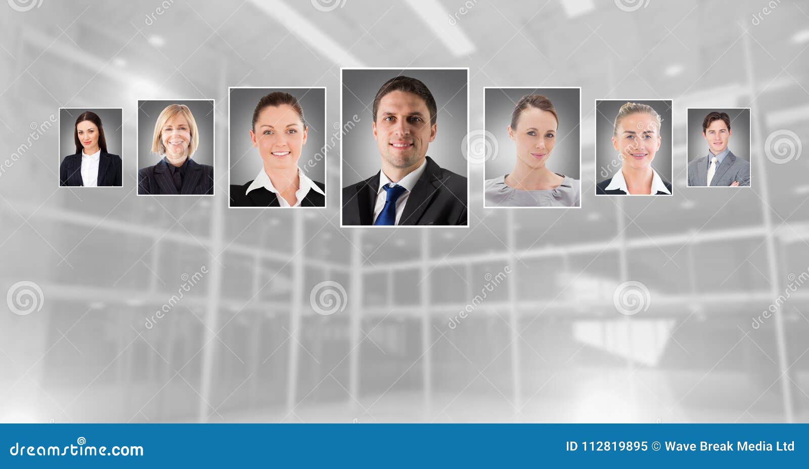 Portrait Profiles of Different People Stock Image - Image of ...