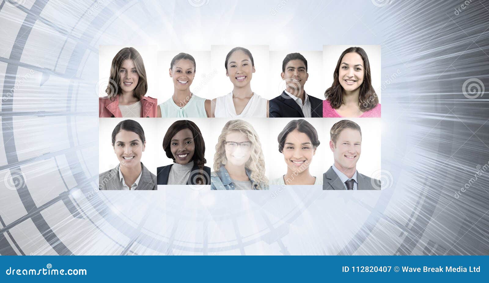 Portrait Profiles of Different People Stock Image - Image of confidence ...