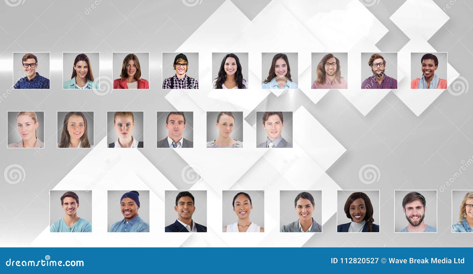 Portrait Profiles of Different People Stock Image - Image of ethnicity ...