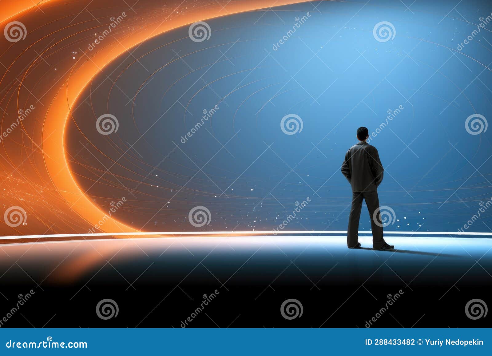 Portrait of a Programmer in the Modern Computer World Stock Photo ...