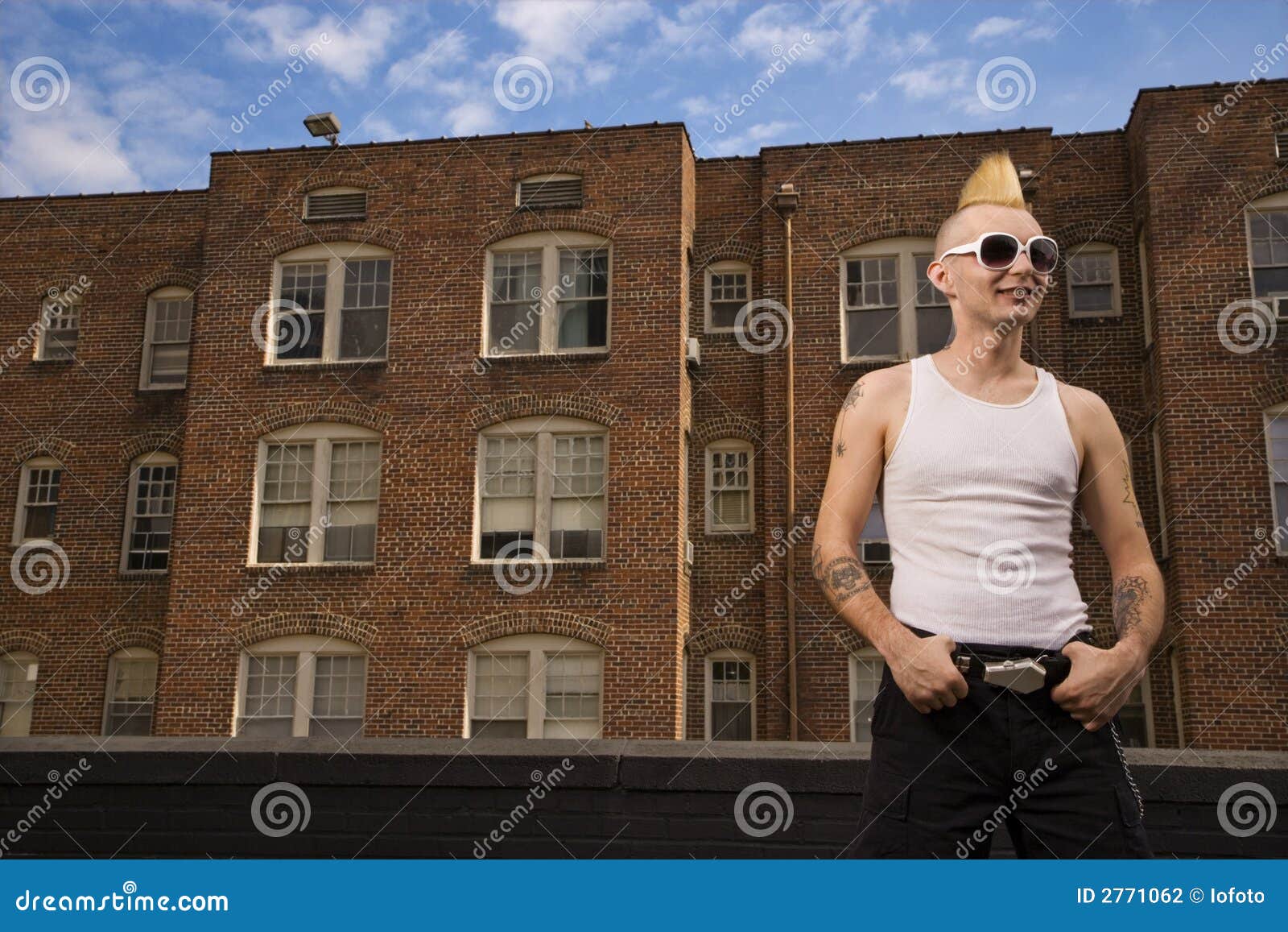 Portrait of a Punk Outside. Stock Photo - Image of adult, punk: 2771062