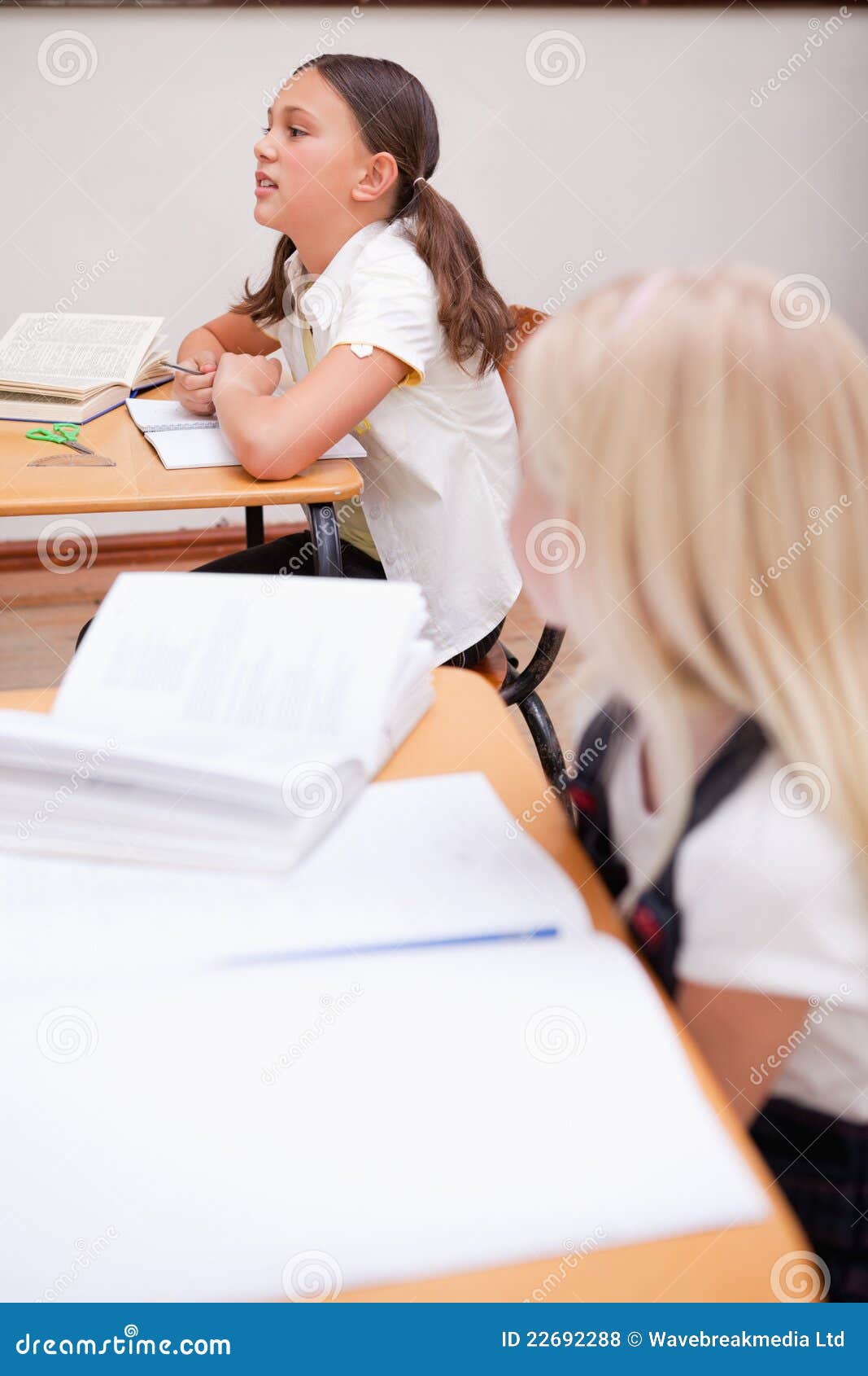 Portrait of Pupils during a Lesson Stock Photo - Image of child, class ...