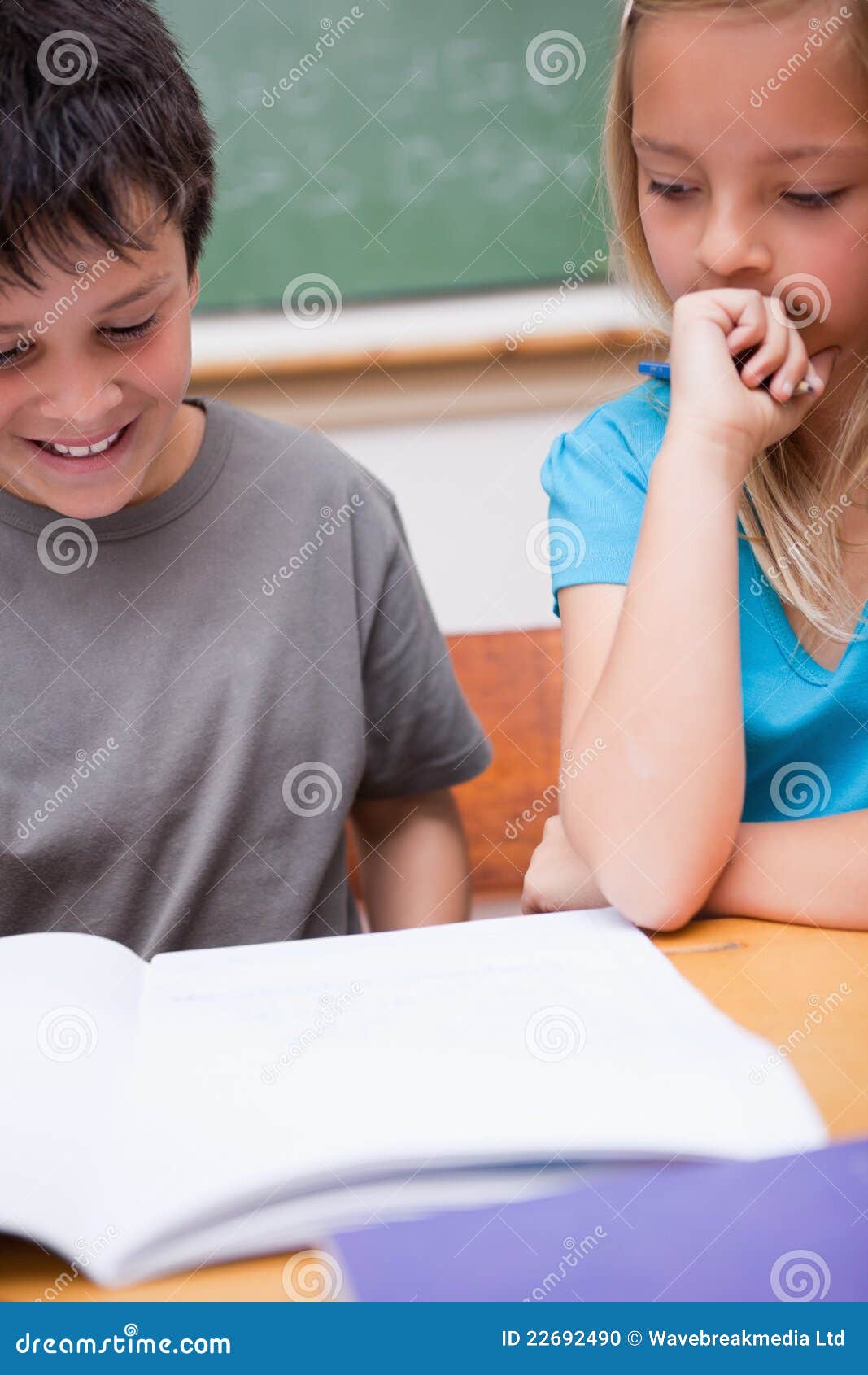 Portrait of Pupils Working Together Stock Photo - Image of primary ... Portrait of Pupils Working Together Stock Photo - Image of primary ...