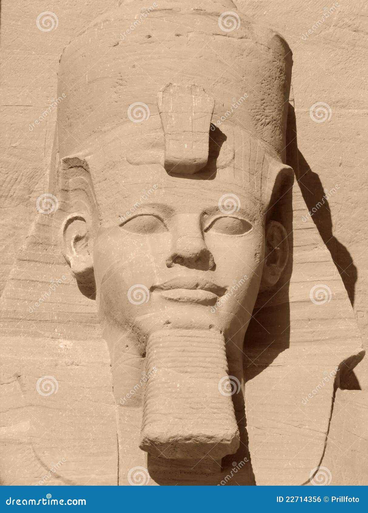 Portrait of Ramses 2nd stock photo. Image of head, ornate - 22714356
