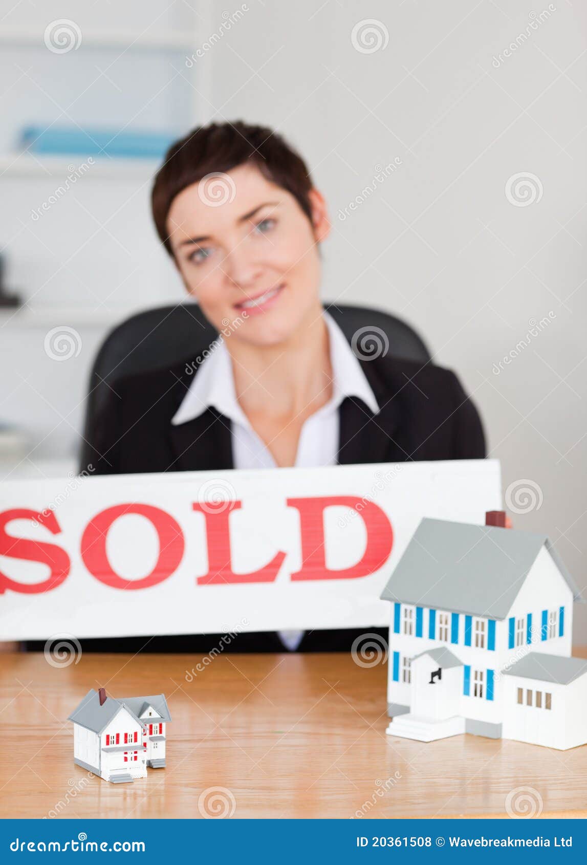 Portrait of a Real Estate Agent Stock Photo - Image of financial ...