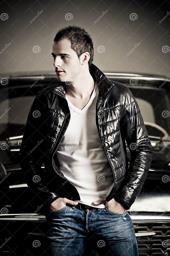 Portrait of a Rebel Type Guy Stock Photo - Image of model, portrait ...