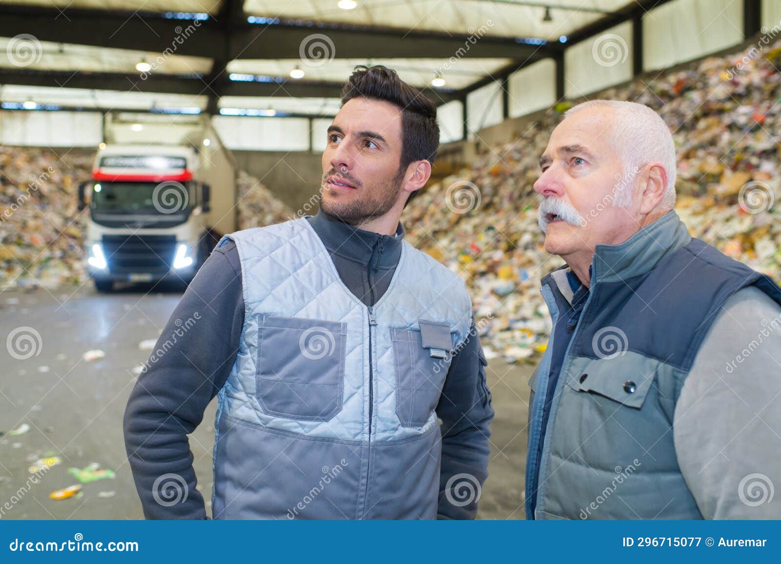 Portrait Of A Recycling Analyst Looking At Plastic Bottle Ofr Recycling ...