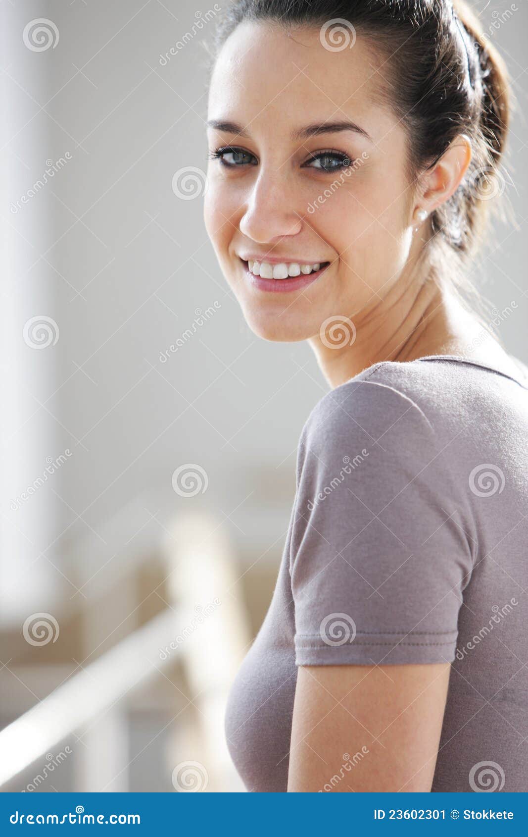 Portrait of a Relaxed Attractive Young Woman Stock Image - Image of ... Portrait of a Relaxed Attractive Young Woman Stock Image - Image of ...