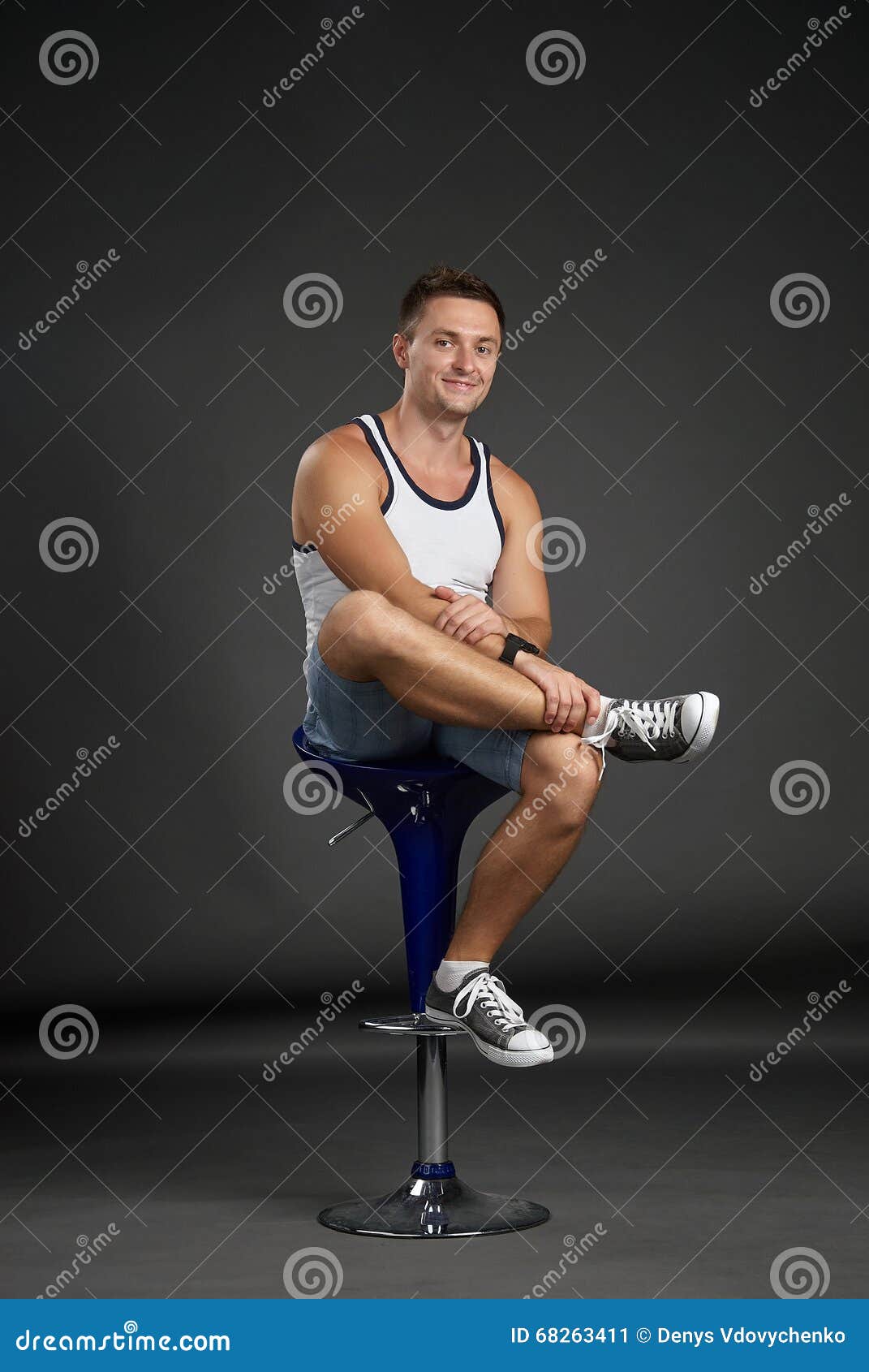 Portrait of a relaxed man stock image. Image of adult - 68263411