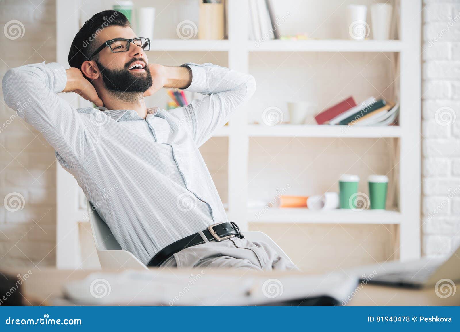 Portrait of relaxing boy stock photo. Image of inside - 81940478