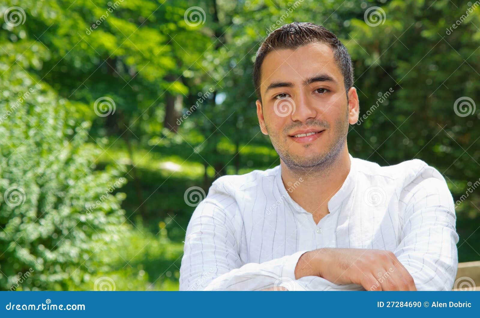 Portrait of relaxing man stock photo. Image of happy - 27284690