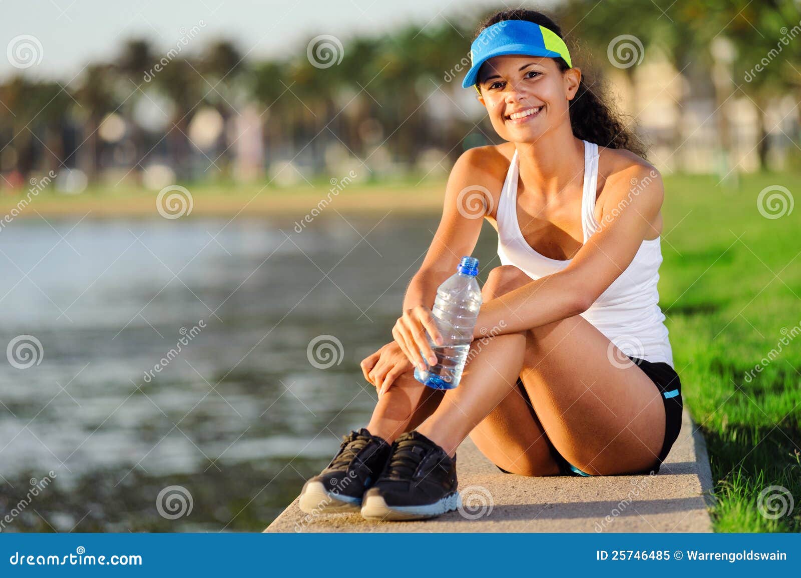 Portrait of resting runner stock image. Image of beautiful - 25746485