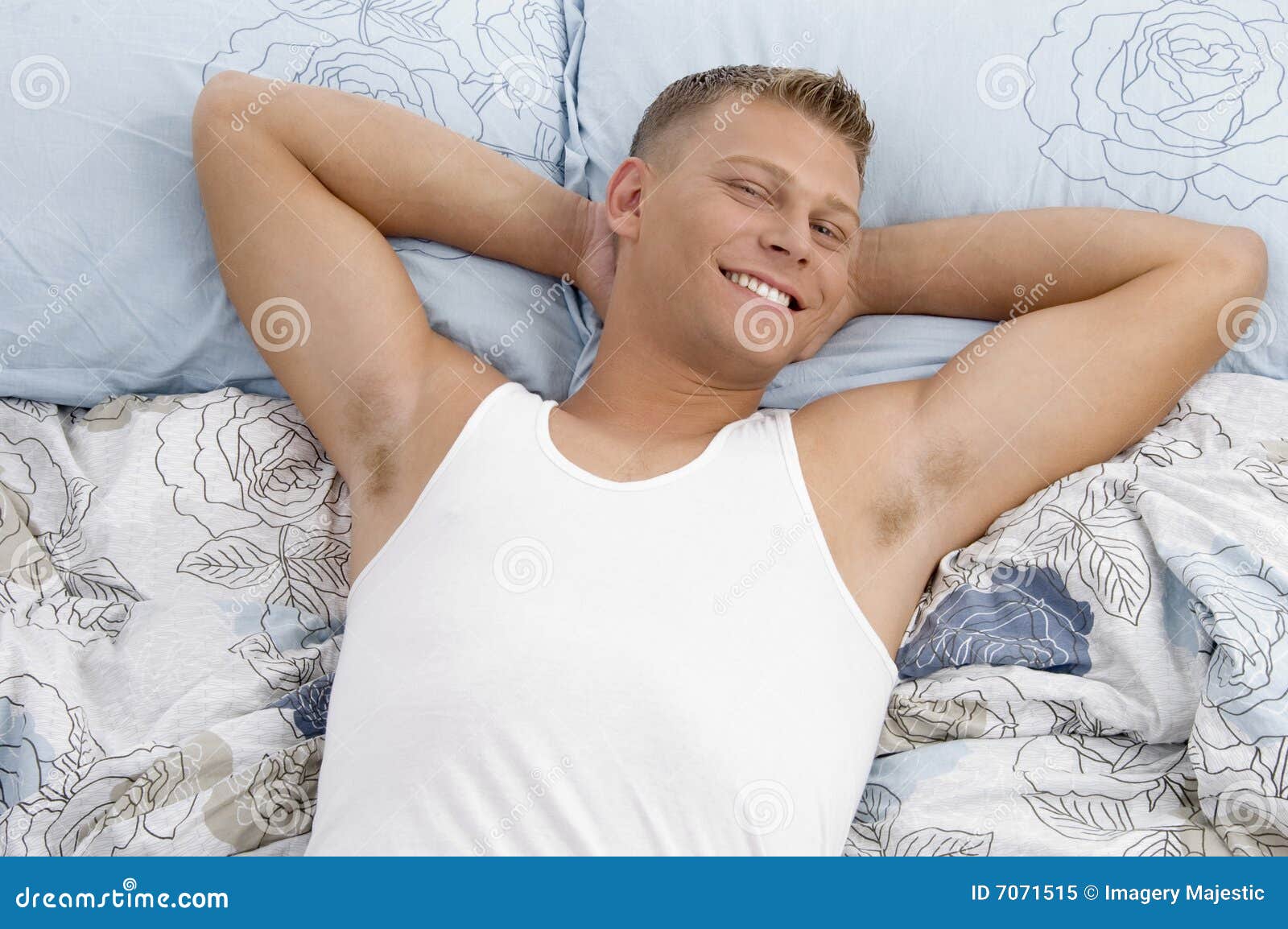Portrait of Resting Young Man Stock Image - Image of pose, soft: 7071515