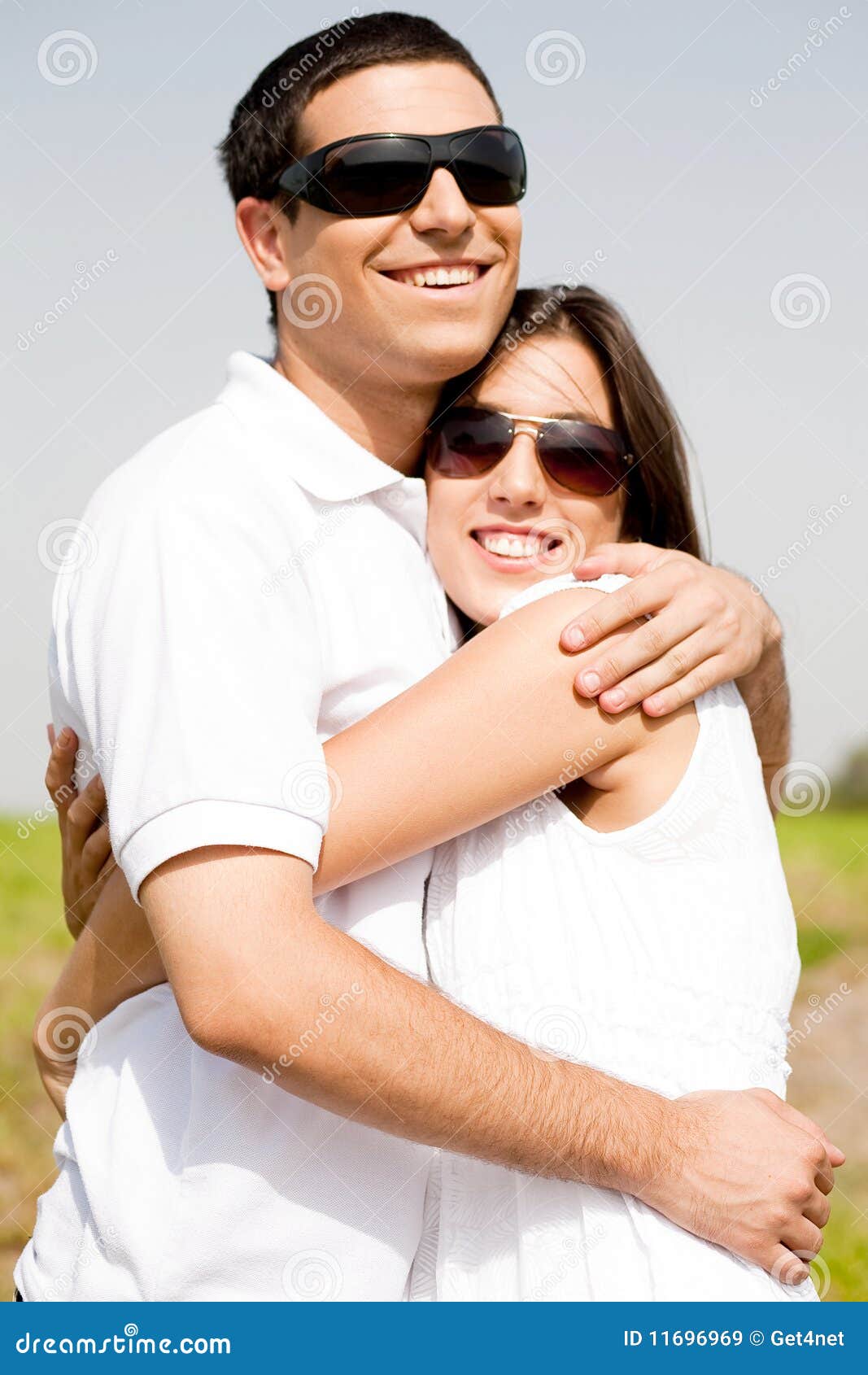 Portrait of Romantic Couple Hugging Passionately Stock Image - Image of ...