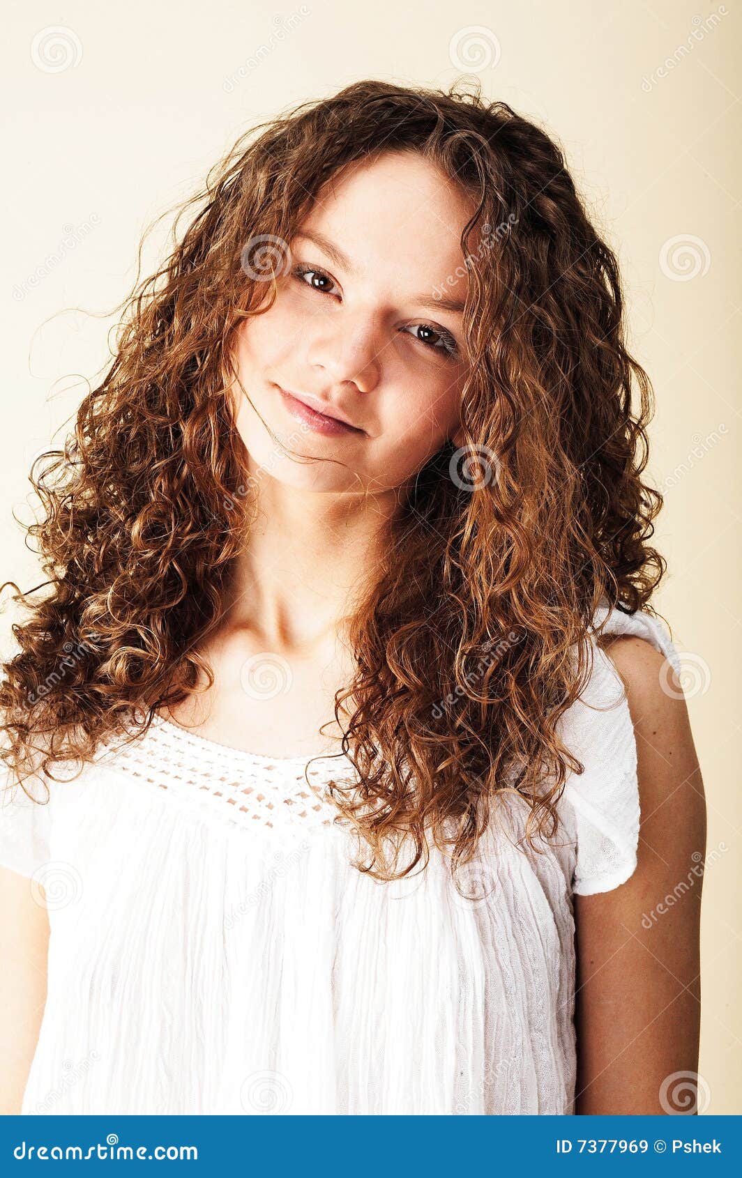 Curly Headed Girl Portrait Color Stock Photos - Free & Royalty-Free ...
