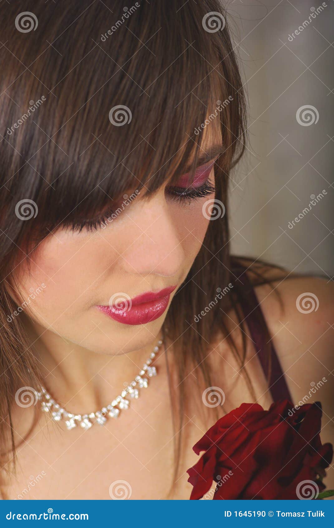 Portrait romantic woman stock photo. Image of love, harmony - 1645190