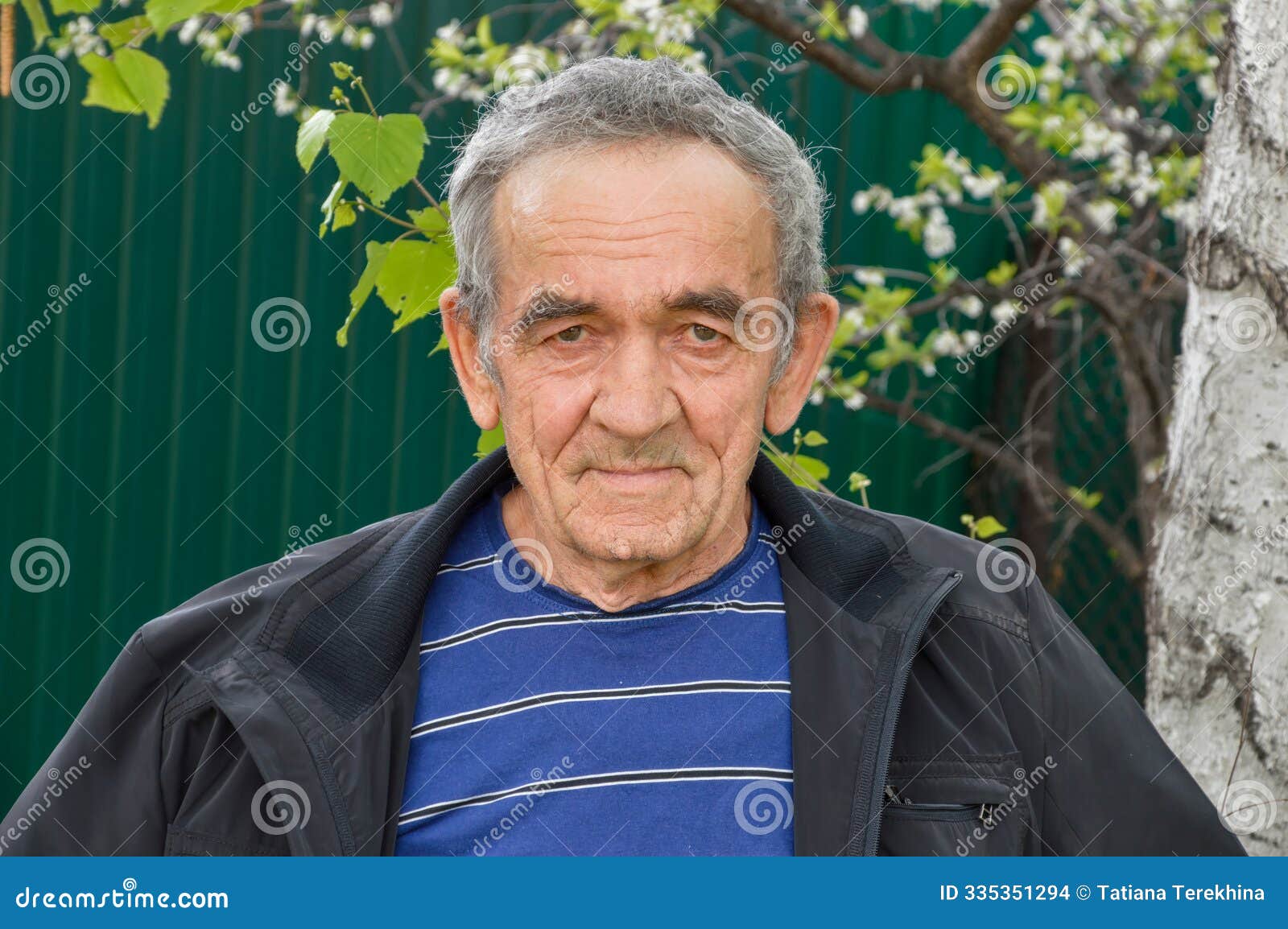 Portrait of Russian 70 Years Old Man Looking at Camera Stock Photo ...