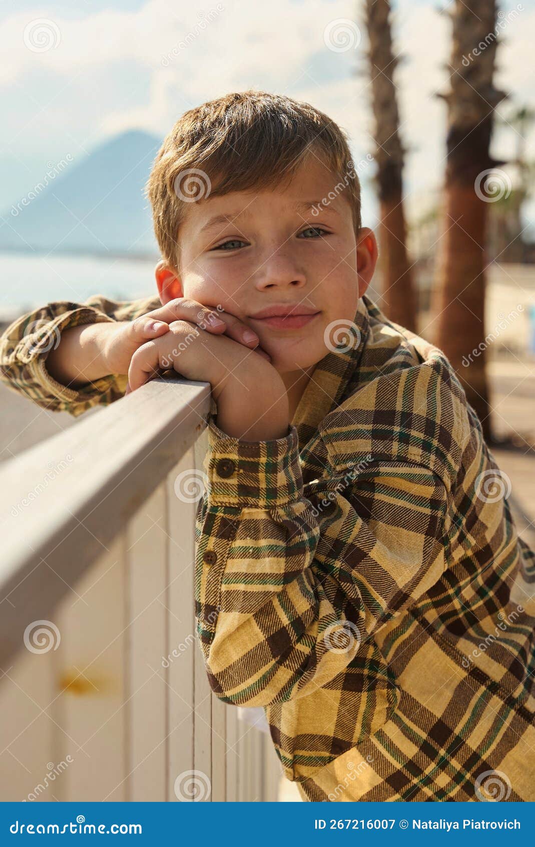 Portrait of a Sad Boy on a Sunny Day Stock Image - Image of little ...